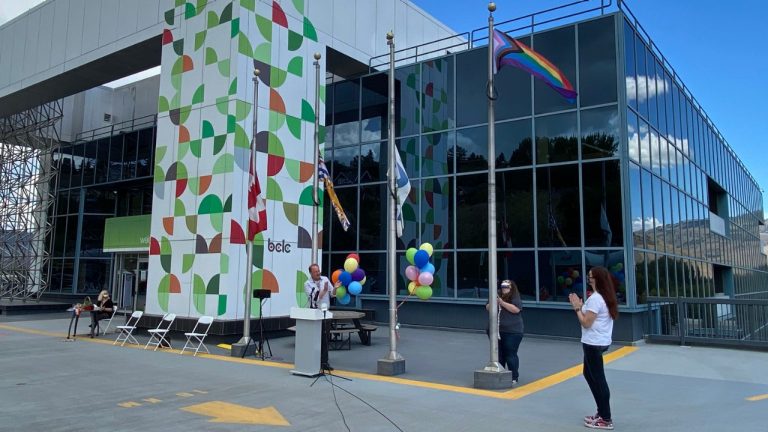 BCLC Celebrates Pride Month 2021 by Raising the Progress Flag