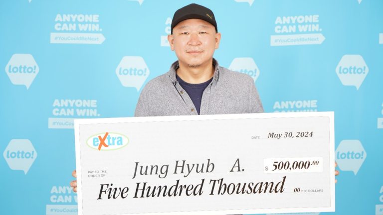 Burnaby Resident Excited for Future After $500,000 Lotto Max Extra Win